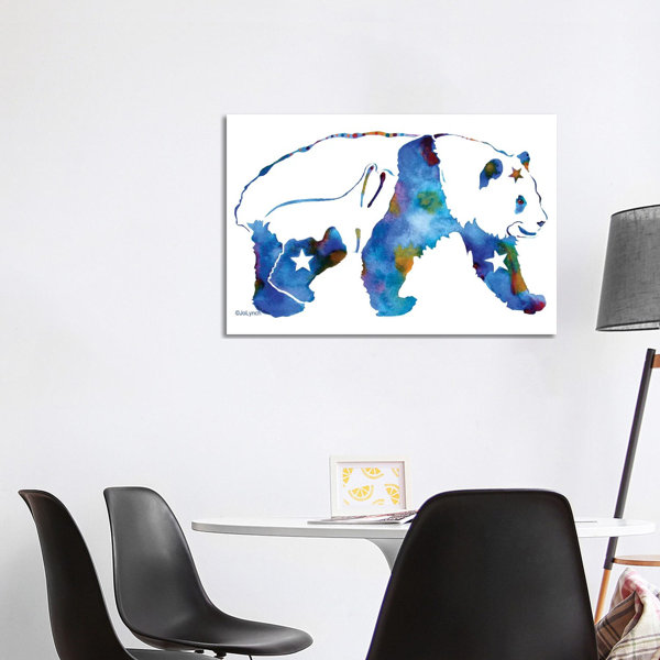 Alpen Home Panda Bear by Jo Lynch - Wrapped Canvas Gallery-Wrapped Canvas Giclée | Wayfair.co.uk